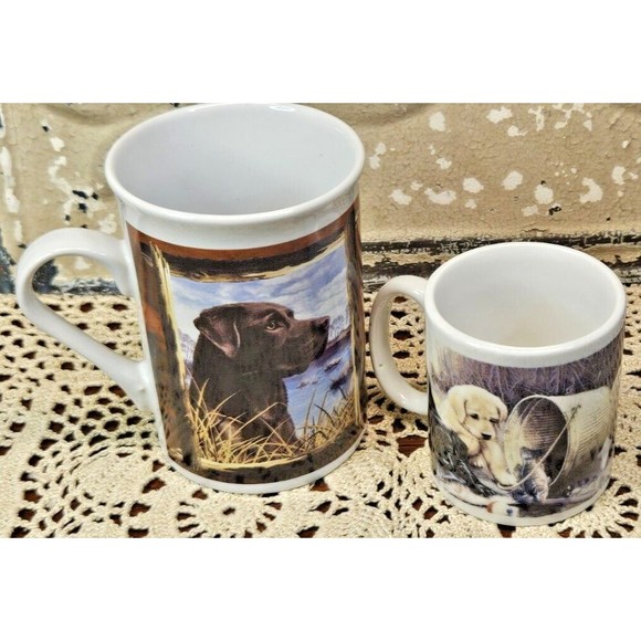 Dining | Pair Of Mini Small Labrador Retriever Childs Size Ceramic ...